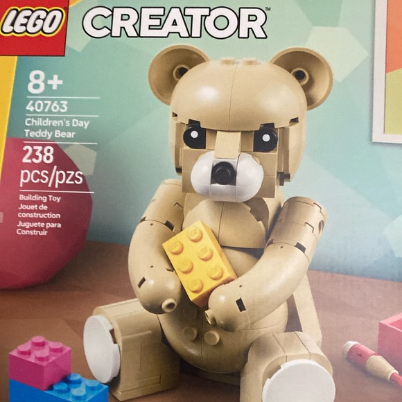 Lego | Toys | Lego Tan Teddy Bear Building Set4763 | Poshmark